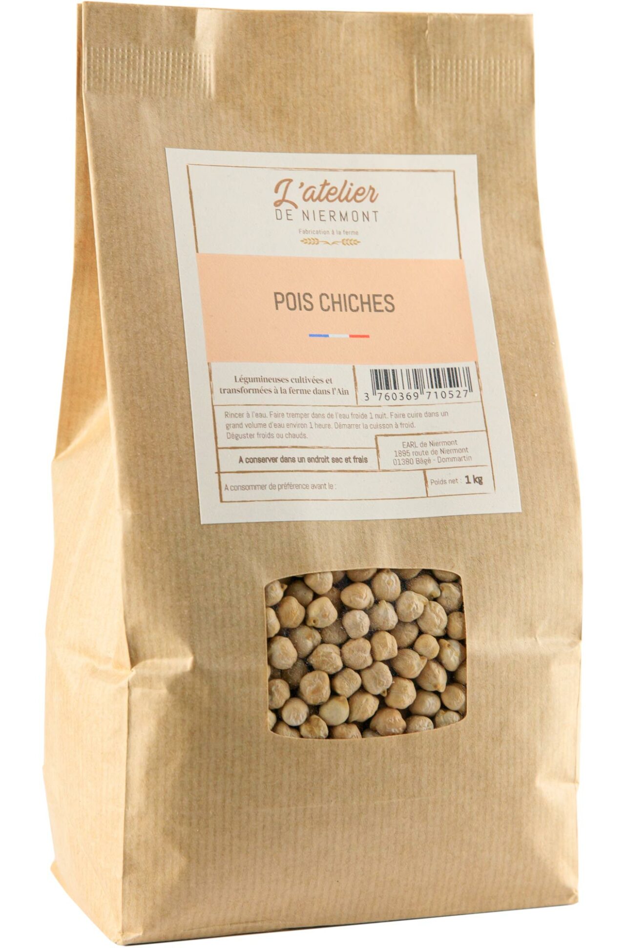 Pois chiches (1 kg) – L’atelier de Niermont